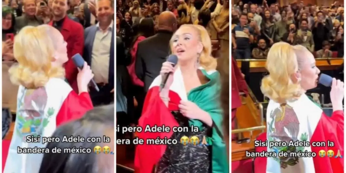 VIDEO: Adele porta la bandera de México en concierto en Las Vegas ...