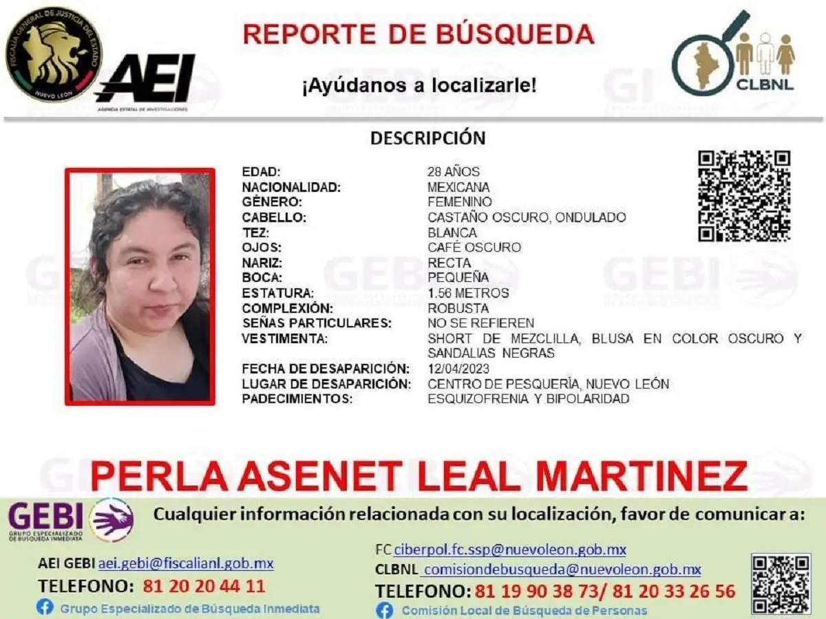 Desaparece Perla Asenet en el centro de Pesquería, Nuevo León - POSTA ...