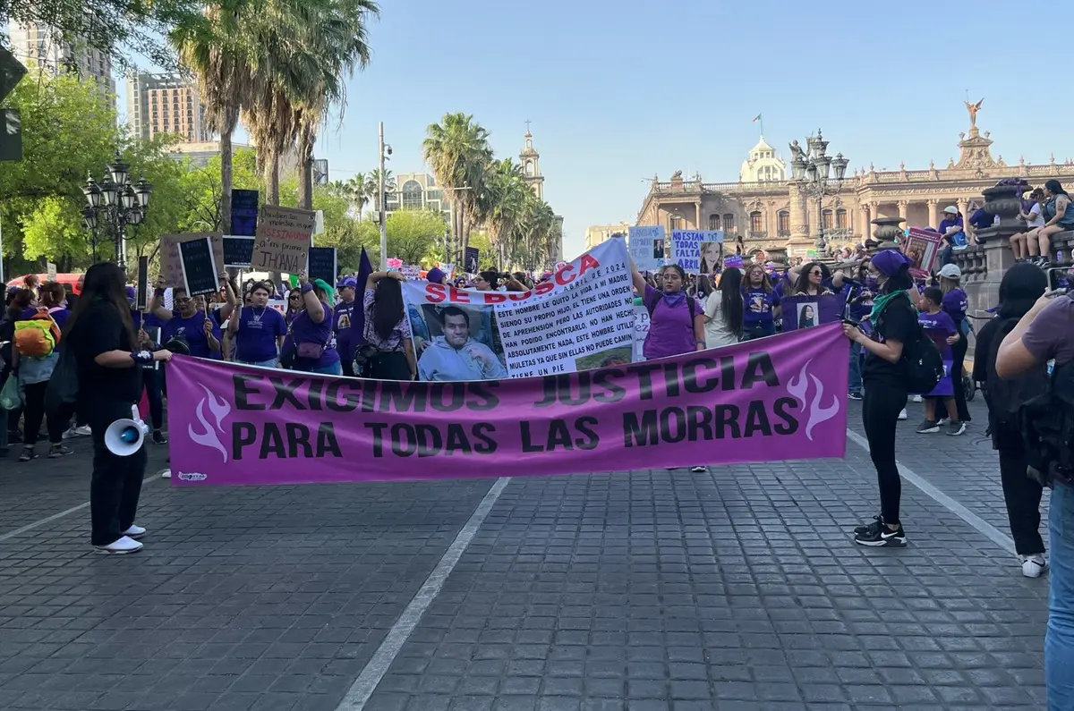 Sigue minuto a minuto la marcha del 8M en el centro de Monterrey ...
